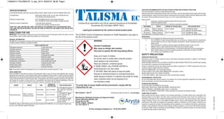 Talisma ec label | PDF