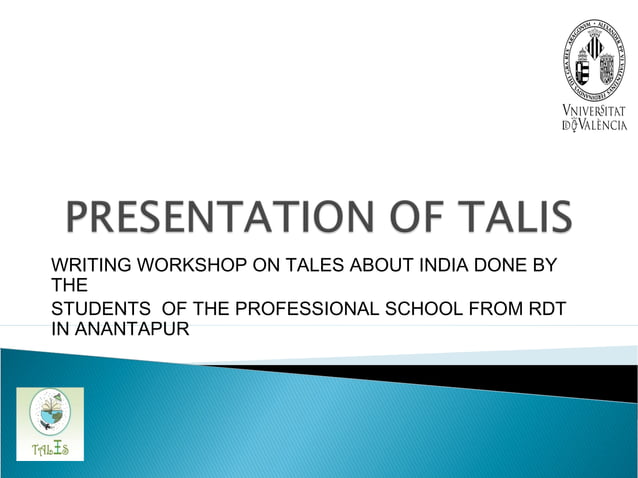 Talis project presentation | PPT