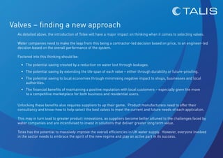 Talis UK Totex Report 2016 | PPT