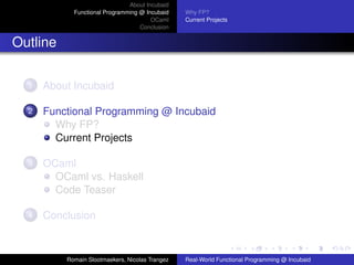 Real-World Functional Programming @ Incubaid | PPT