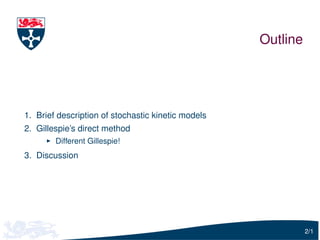 Speeding up the Gillespie algorithm | PDF