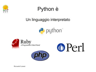 Introduzione a Python | PDF