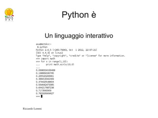 Introduzione a Python | PDF