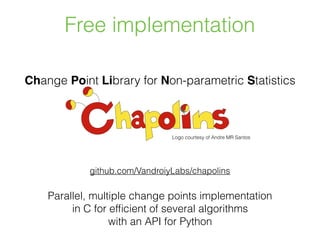 Non-parametric Change Point Detection for Spike Trains | PPT