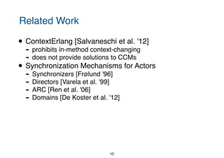 A Reflective Approach to Actor-Based Concurrent Context-Oriented Systems | PDF