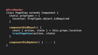 Thinking metrics on React apps | PPT
