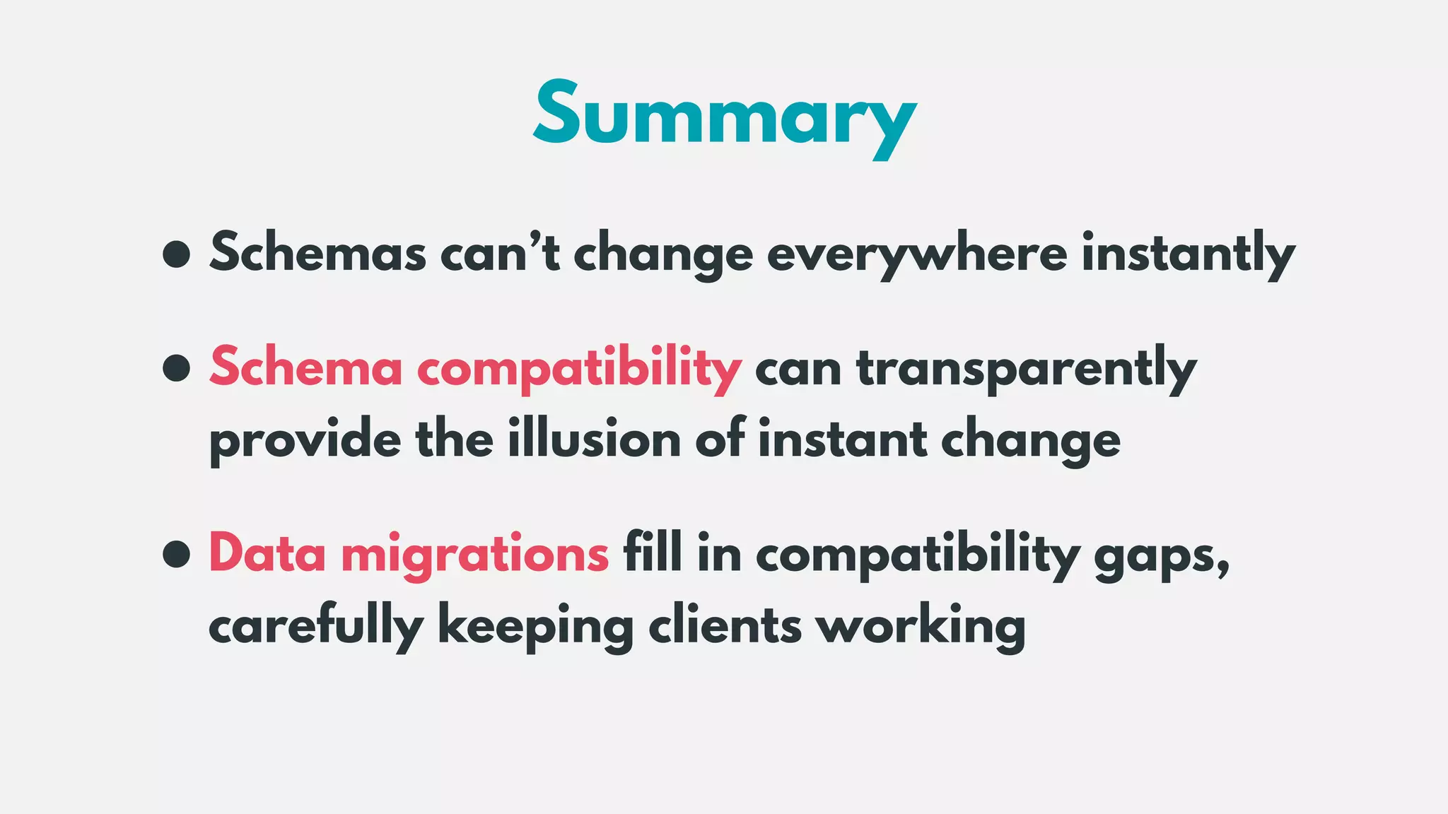 Schema Evolution Patterns - Texas Scalability Summit 2019 | PPT