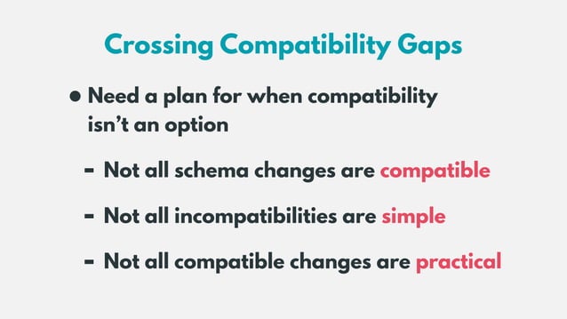 Schema Evolution Patterns - Texas Scalability Summit 2019 | PPT