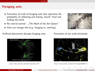 Introduction: Vocabulary of Complex Systems Sciences | PDF