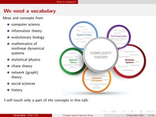 Introduction: Vocabulary of Complex Systems Sciences | PDF