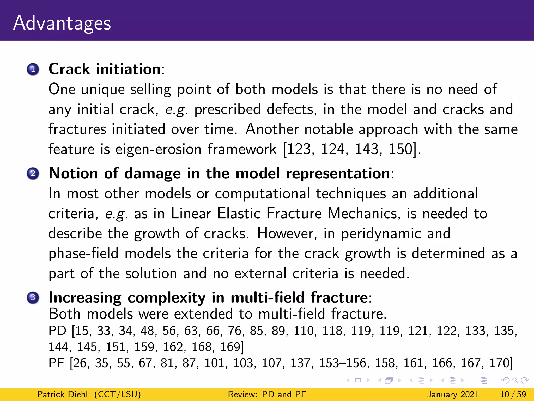 EMI 2021 - A comparative review of peridynamics and phase-field models for engineering fracture ...