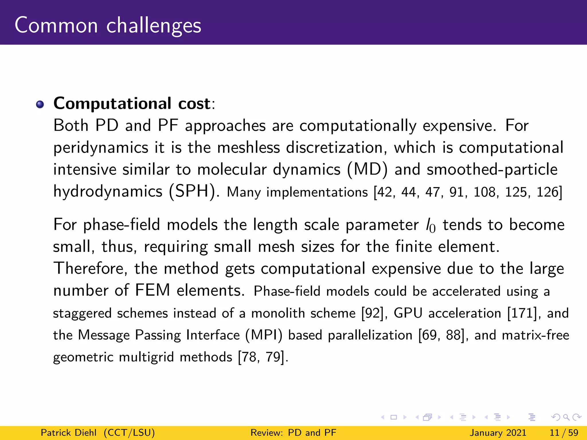 EMI 2021 - A comparative review of peridynamics and phase-field models for engineering fracture ...