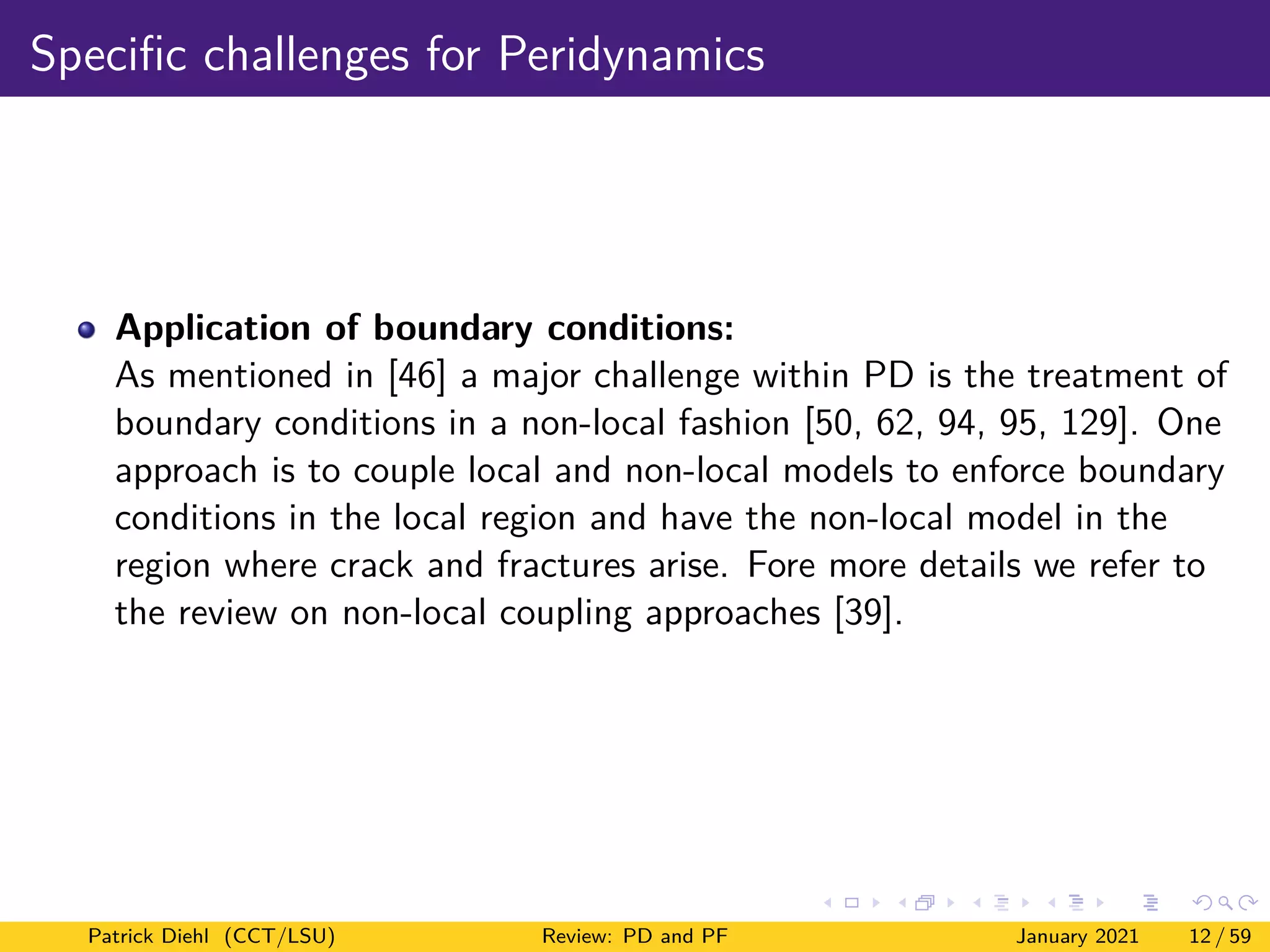 EMI 2021 - A comparative review of peridynamics and phase-field models for engineering fracture ...