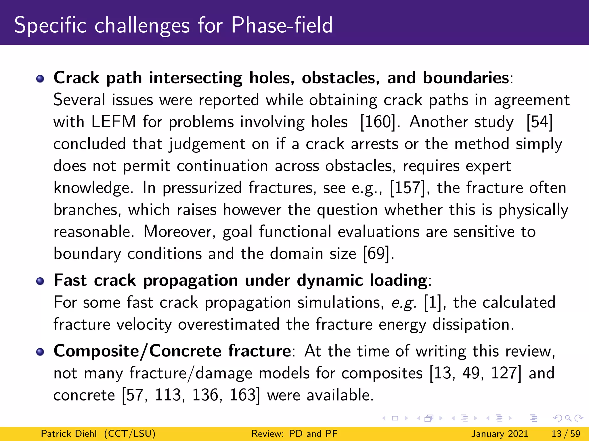 EMI 2021 - A comparative review of peridynamics and phase-field models for engineering fracture ...