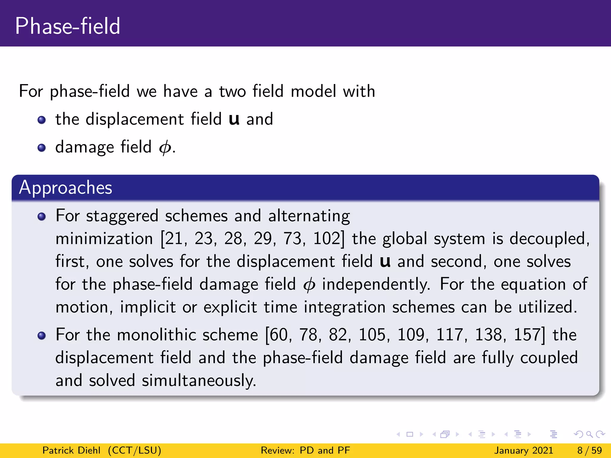 EMI 2021 - A comparative review of peridynamics and phase-field models for engineering fracture ...