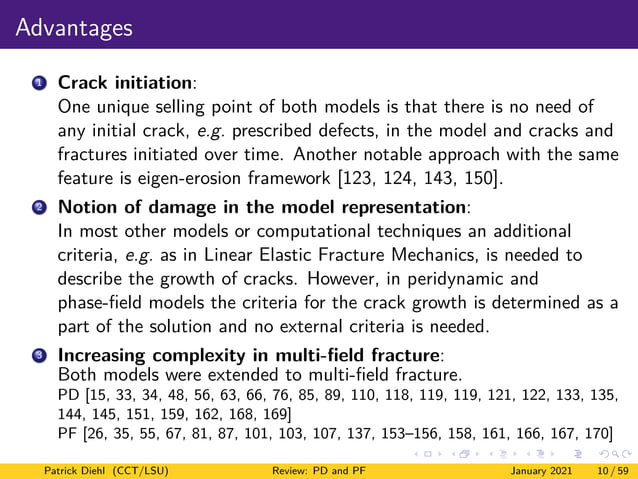 Emi 2021 A Comparative Review Of Peridynamics And Phase Field Models For Engineering Fracture