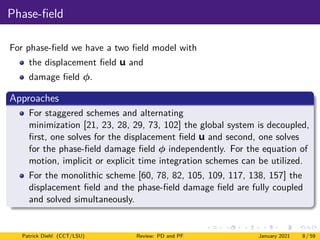 EMI 2021 - A comparative review of peridynamics and phase-field models ...