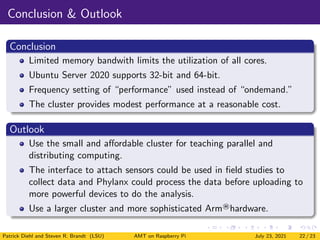 Deploying a Task-based Runtime System on Raspberry Pi Clusters | PDF