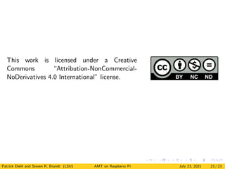 Deploying a Task-based Runtime System on Raspberry Pi Clusters | PDF | Operating Systems ...