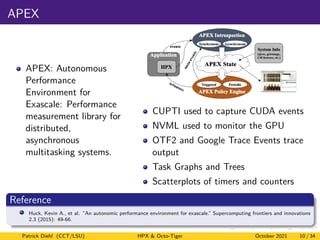 Recent developments in HPX and Octo-Tiger | PPT