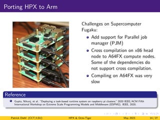 Simulating Stellar Merger using HPX/Kokkos on A64FX on Supercomputer Fugaku | PPT