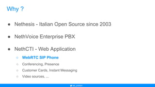 Asterisk WebRTC frontier: realize client SIP Phone with sipML5 and Janus Gateway | PPT