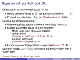 Accelerating Pseudo-Marginal MCMC using Gaussian Processes | PPT