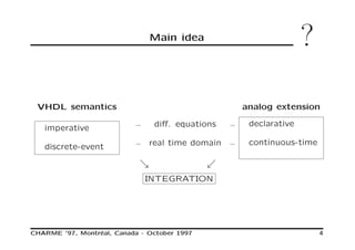 A Semantic Model for VHDL-AMS (CHARME '97) | PDF