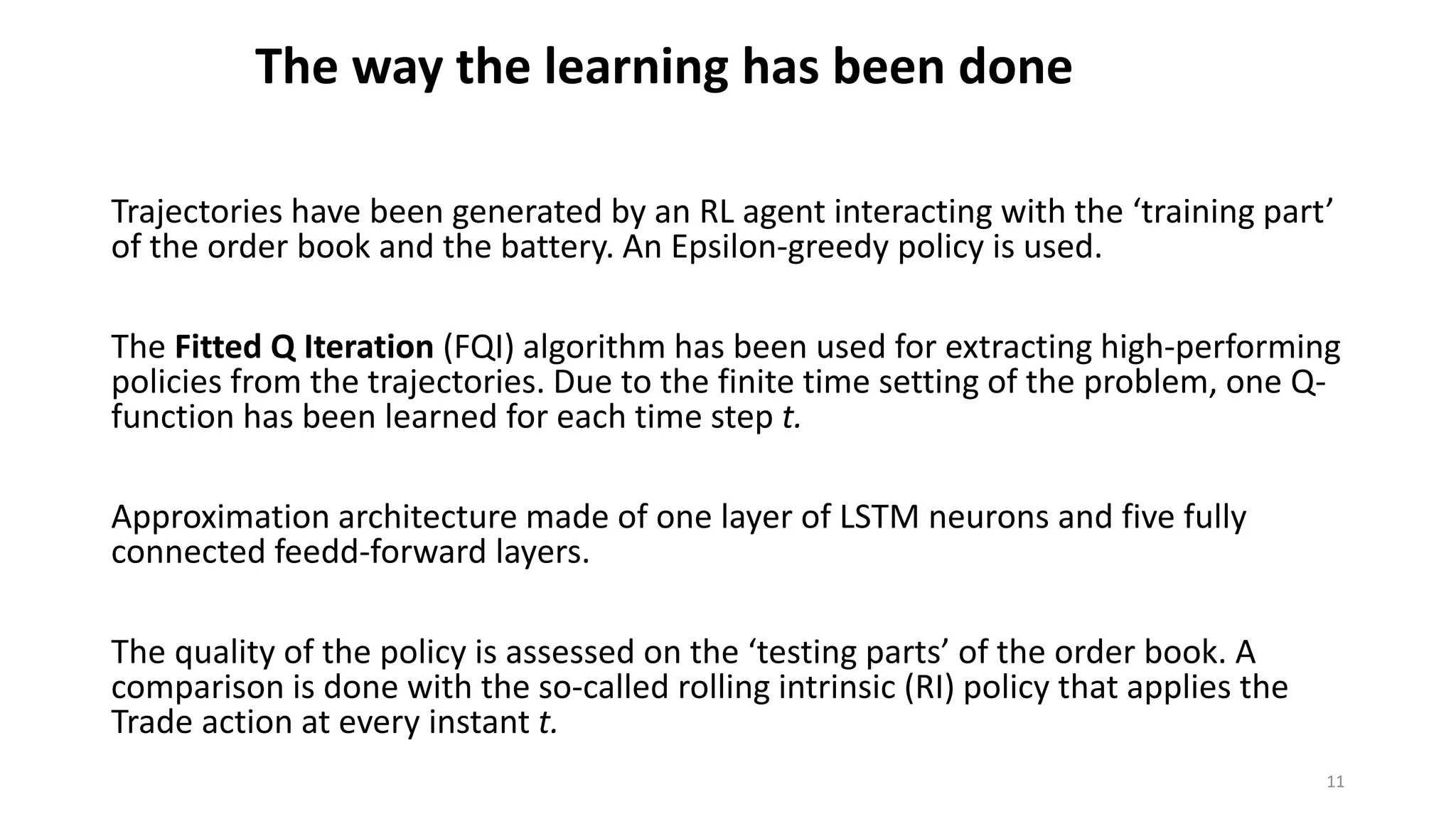 Reinforcement learning for electrical markets and the energy transition ...