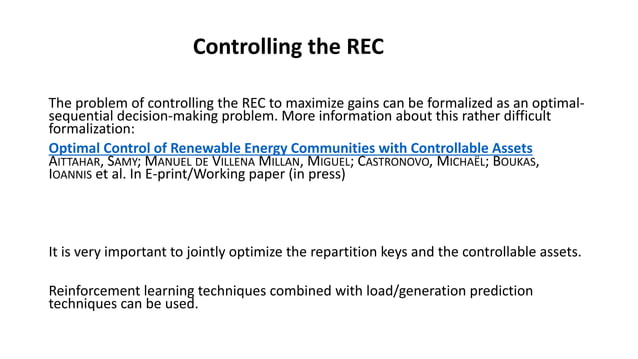 Reinforcement learning for electrical markets and the energy transition ...