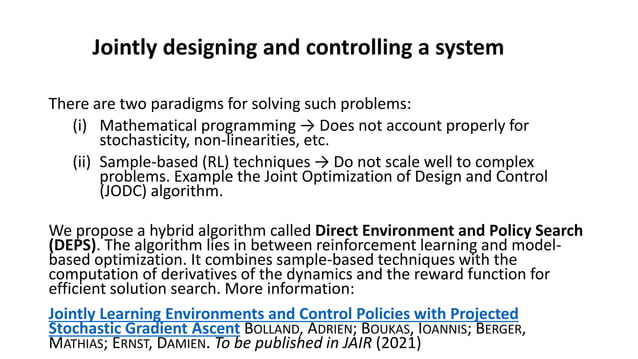 Reinforcement learning for electrical markets and the energy transition ...