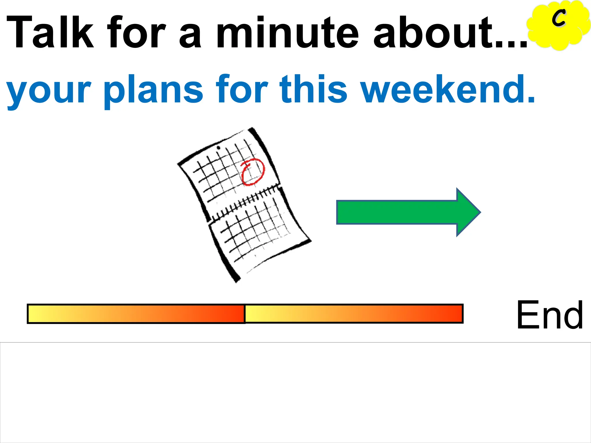 Talk for a minute - habla en un minuto de diferentes temas | PPT