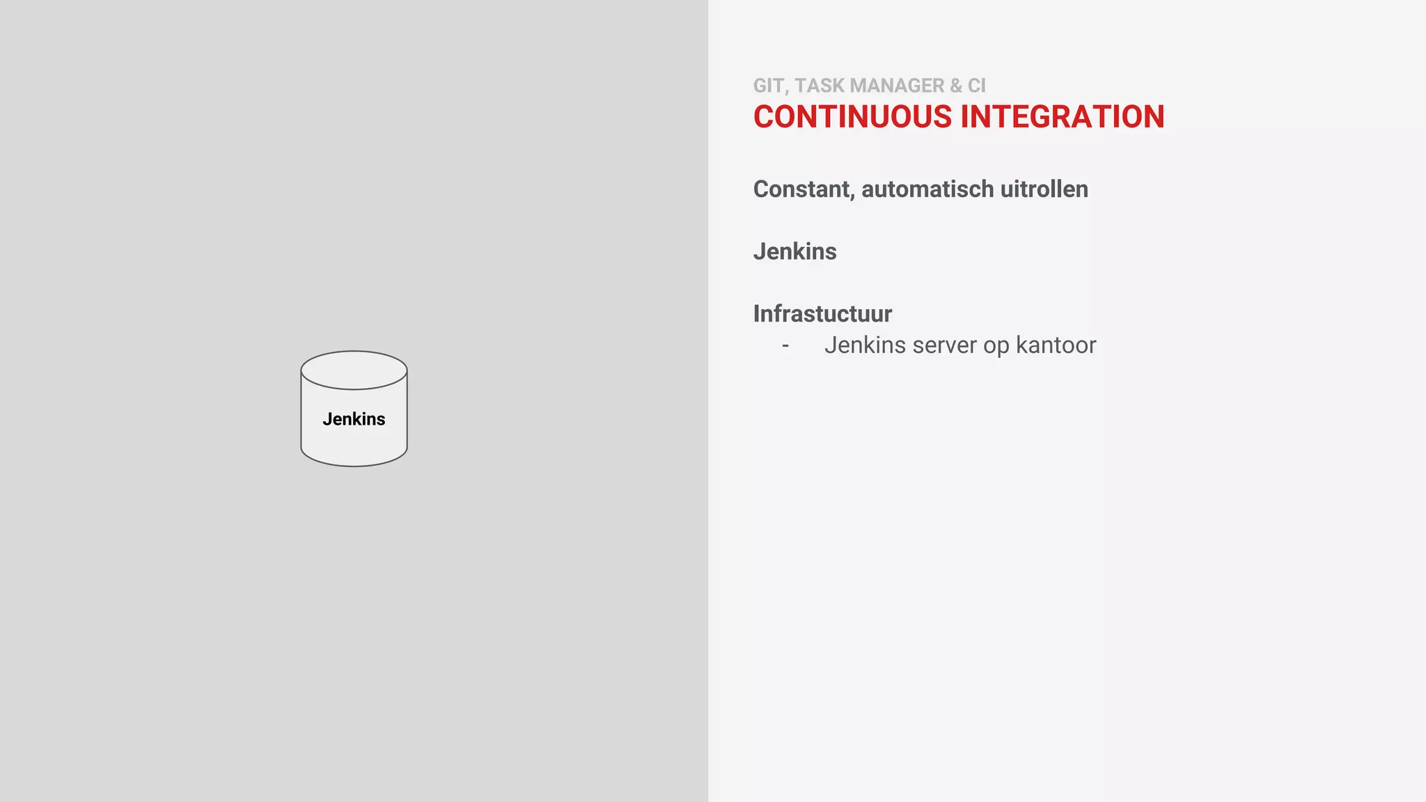 Talk - git task managers and ci | PDF