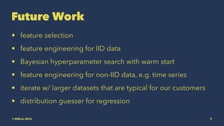 H2O AutoML roadmap - Ray Peck | PPT