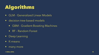 Intro to Machine Learning and H2O | PPT