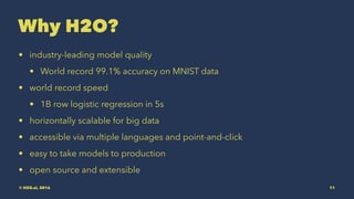 Intro to Machine Learning and H2O | PPT