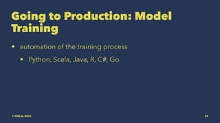 Intro to Machine Learning and H2O | PPT