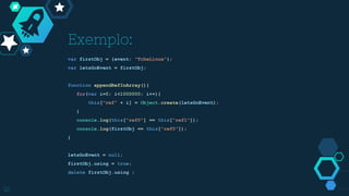 Memory leak in Javascript - Renan Bastos | PPT