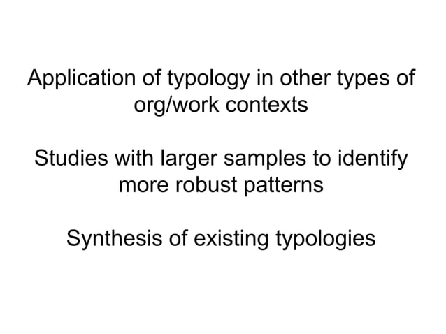 What is learned through work? A typology of learning through everyday ...