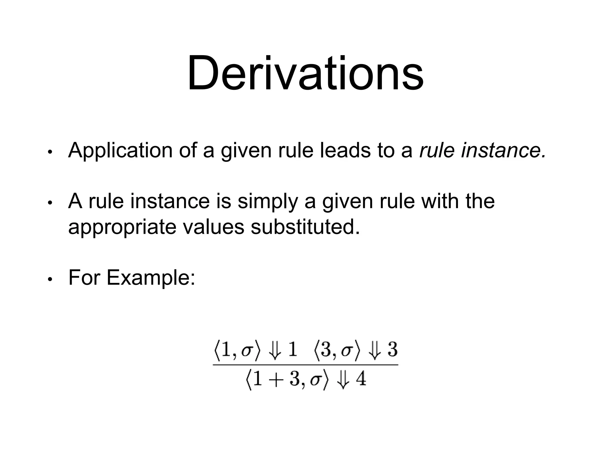 Introduction to Operational Semantics | PPTX