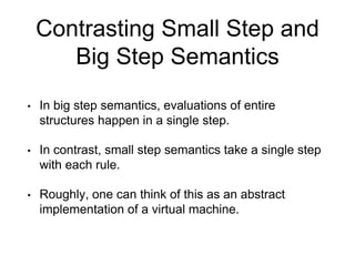Introduction to Operational Semantics | PPTX