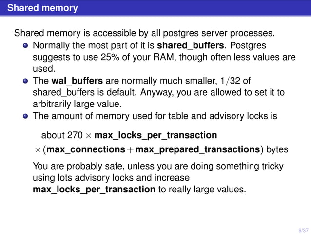 Postgresql And Ram Usage Pdf