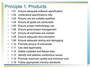 The Software Engineering Code and the ACM Code | PPT