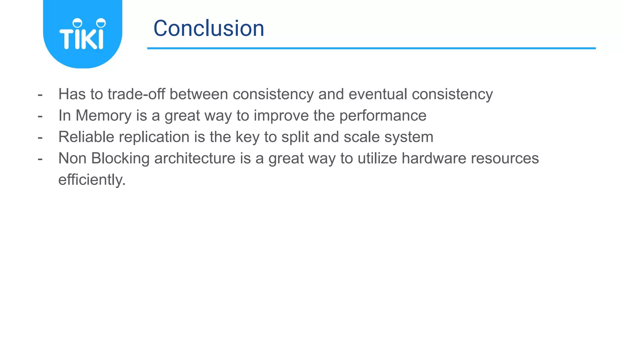 Grokking TechTalk #33: High Concurrency Architecture at TIKI | PDF