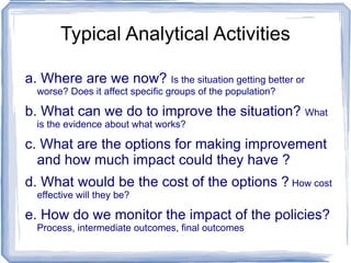Working as a Government Analyst | PPT