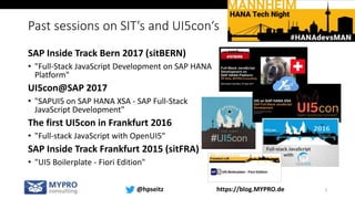 Two Years with SAP HANA Express | PPTX