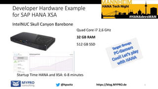 Two Years with SAP HANA Express | PPTX