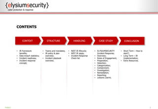 INCIDENT RESPONSE NIST IMPLEMENTATION | PDF