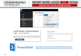 OFFICE 365 SECURITY | PPT