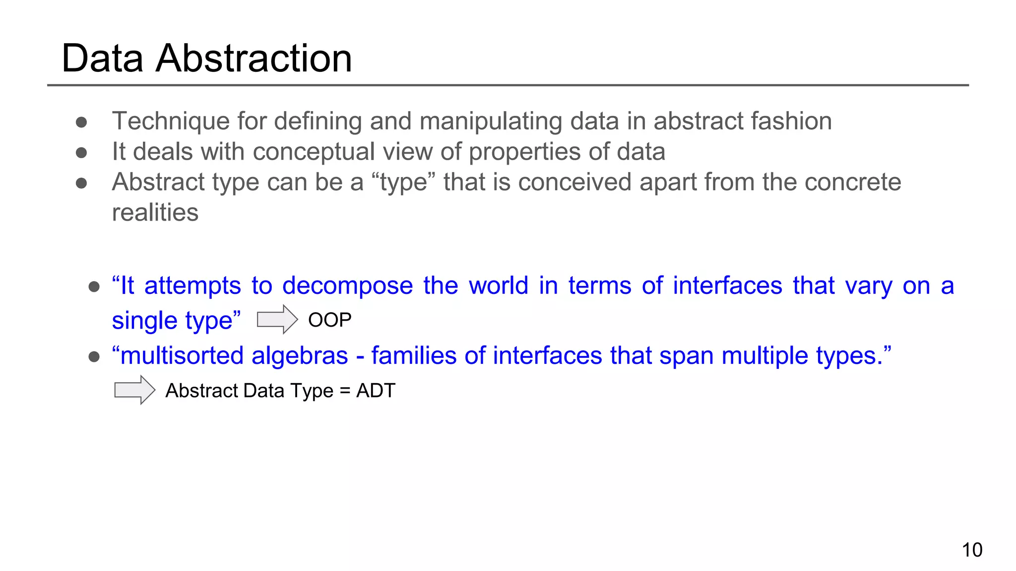 FP vs OOP : Design Methodology by Harshad Nawathe | PPT